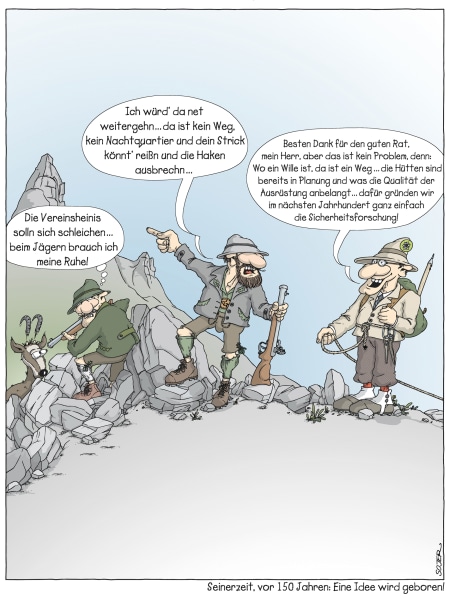 Wandern: Die besten Cartoons von Sojer