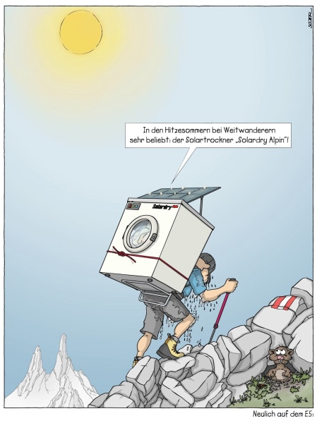 Wandern: Die besten Cartoons von Sojer