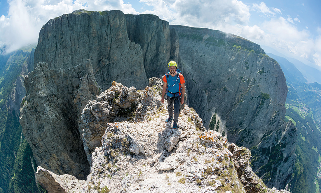 Santnerspitze: Klettertour auf ein Südtiroler Wahrzeichen