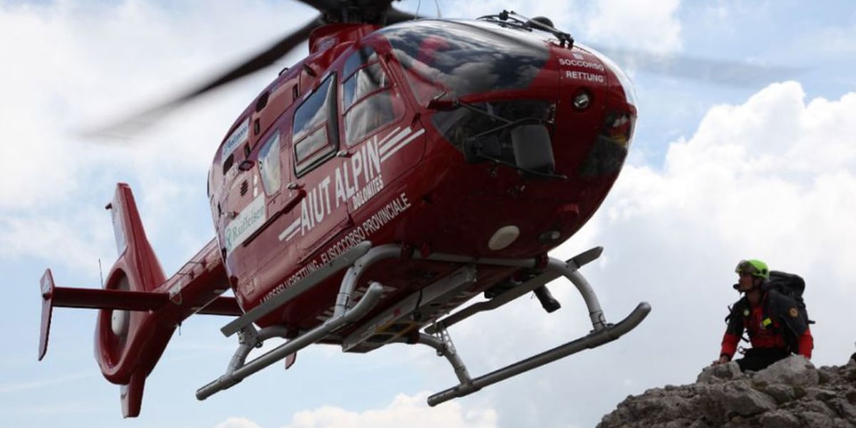Aiut Alpin: Helikopter-Rettung in den Dolomiten