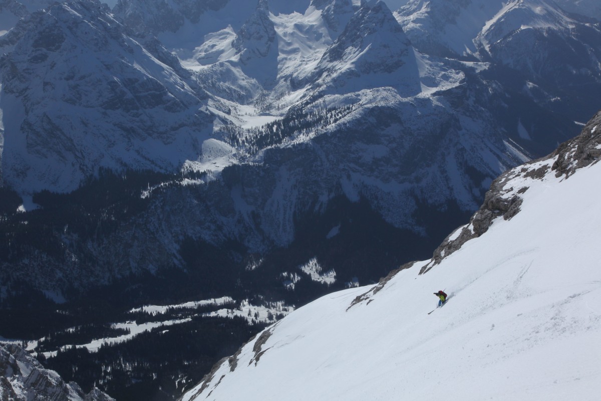 Schneefernerkopf "Neue Welt" im Zugspitzmassiv