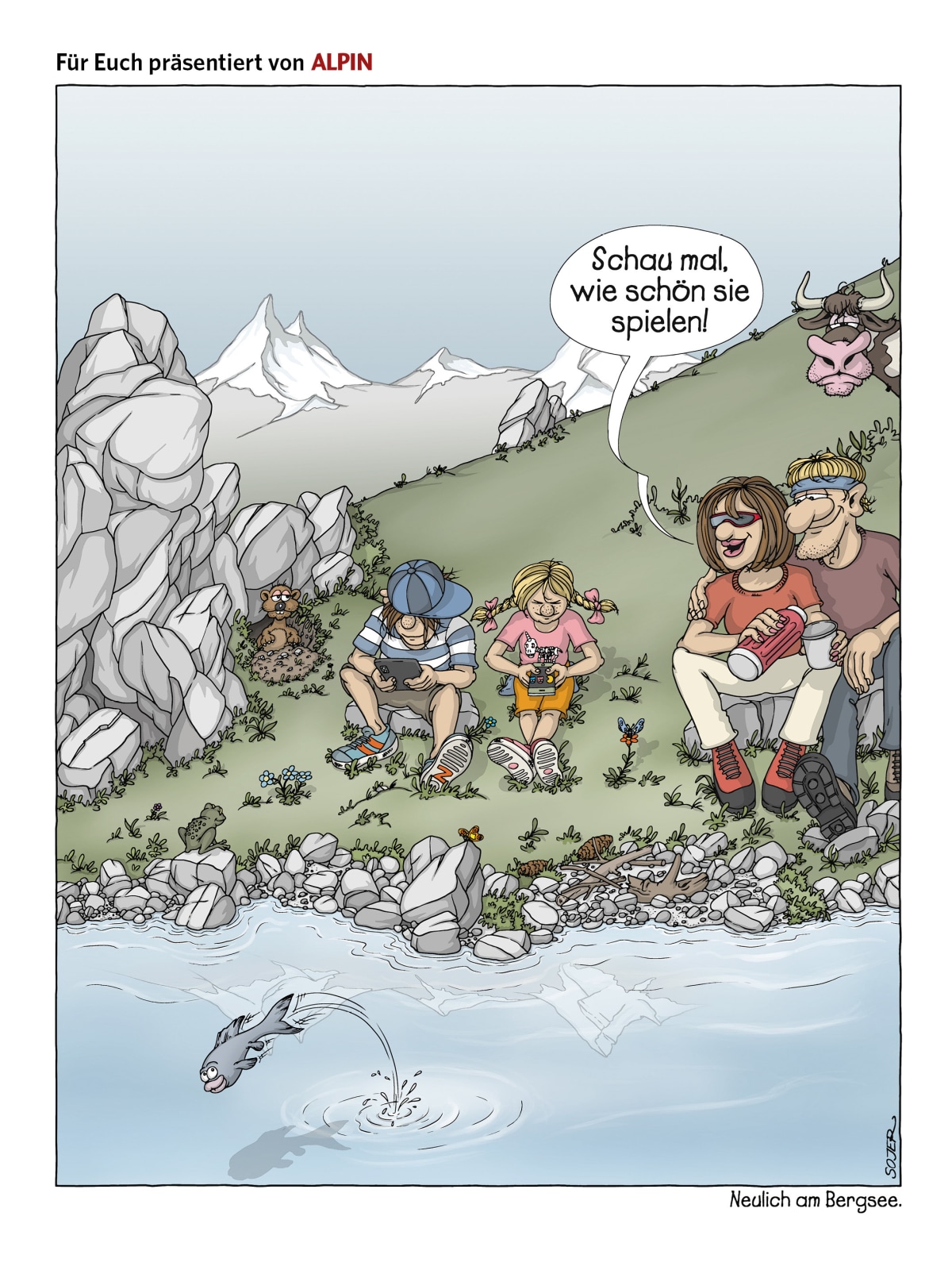 Manchmal zum Weinen, oft zum Lachen: Familienzeit am Berg