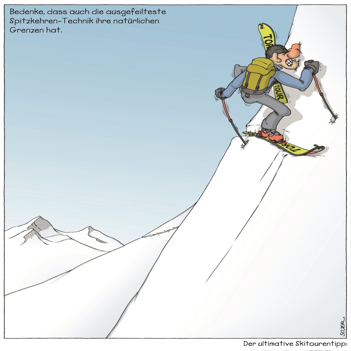 Die besten Skitouren-Cartoons von Sojer