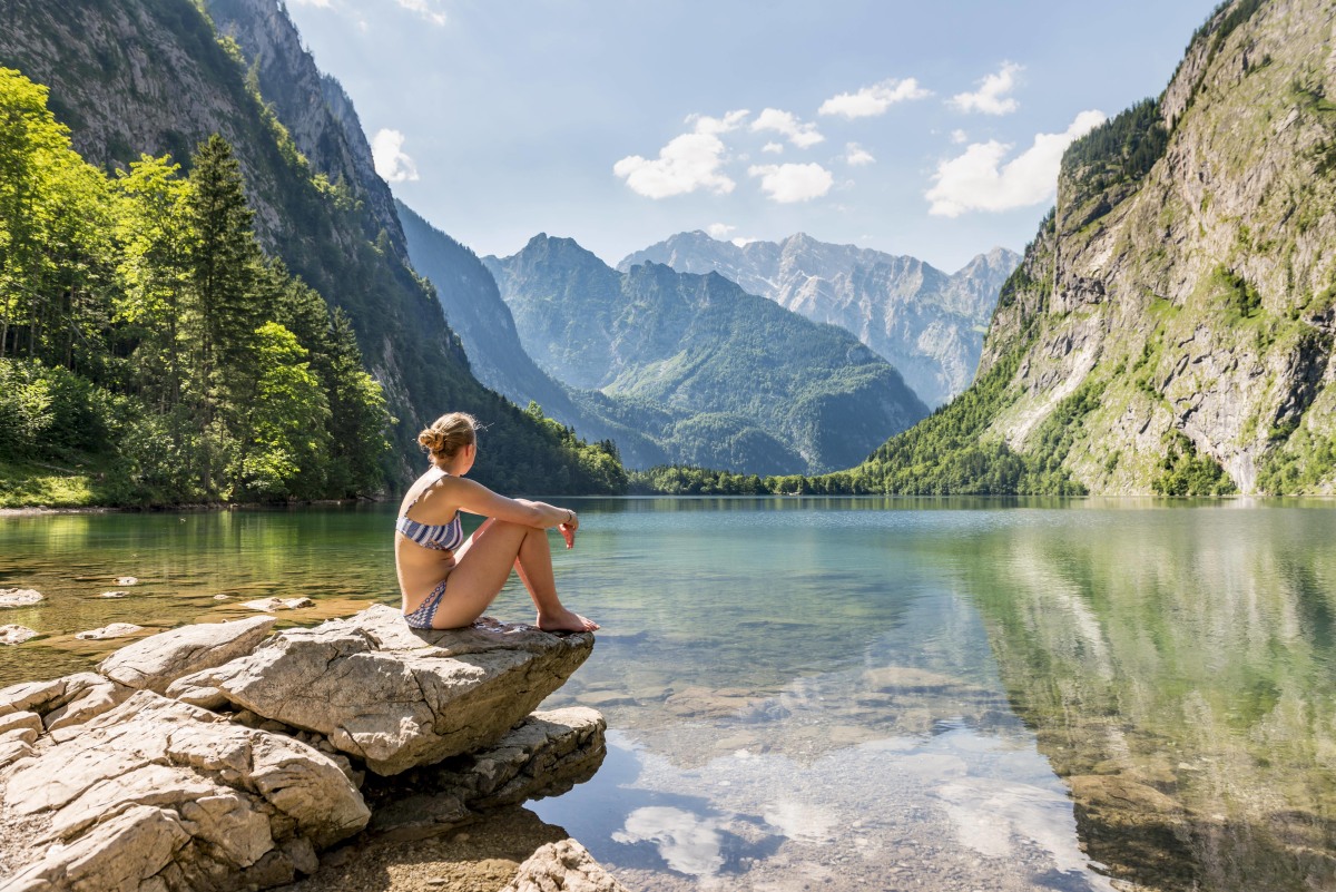 Bergpanorama beim Schwimmen: Oberbayerns schönste Bergseen