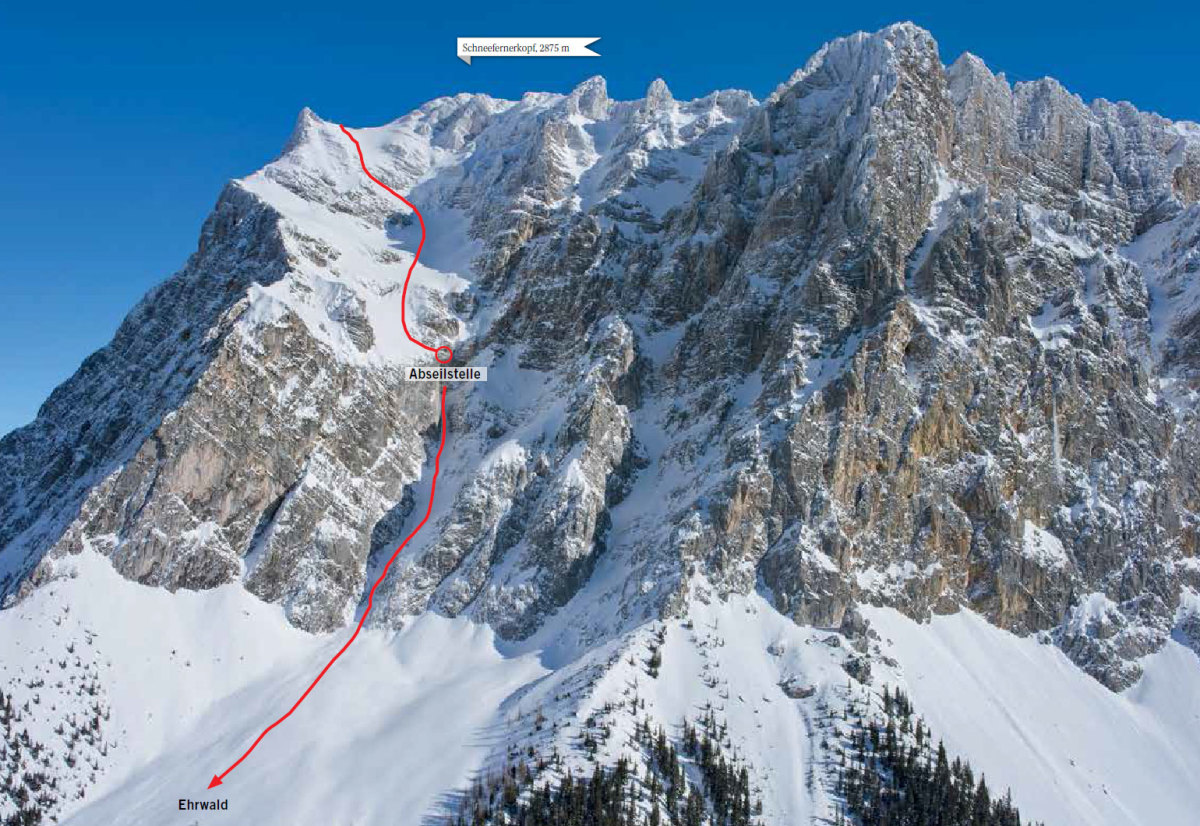 Schneefernerkopf "Neue Welt" im Zugspitzmassiv
