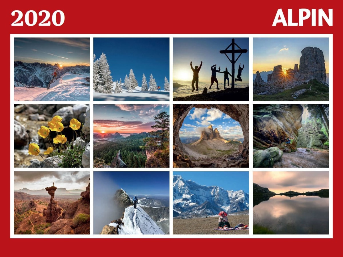 Zum Durchklicken: ALPIN-Kalender 2020