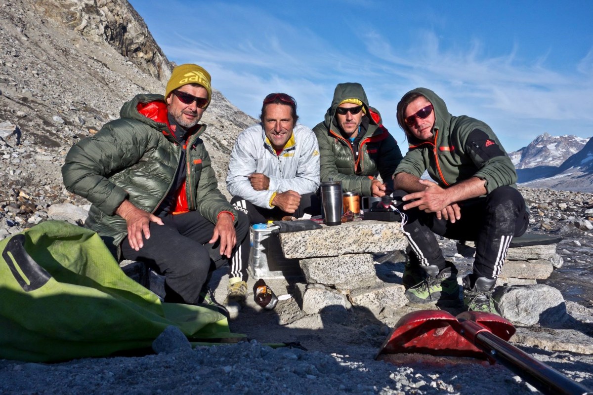 Team um Alex Huber und Mario Walder: "Carpe diem" am "Ritterknecht"