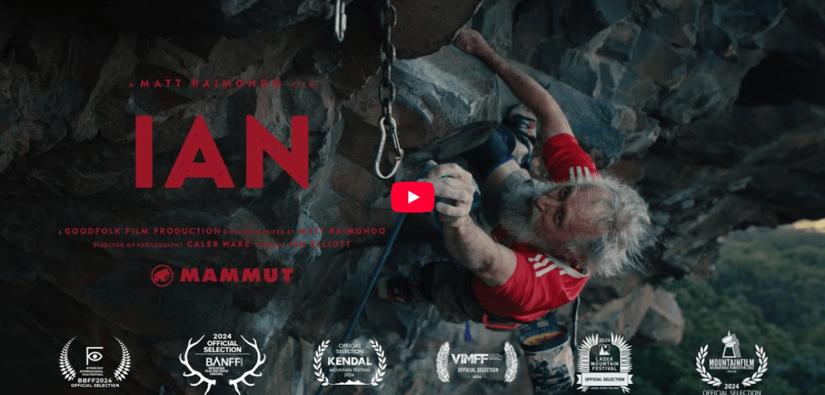 Streaming-Tipp: Mit 68 noch eine 7c klettern? Ian Elliott macht's vor