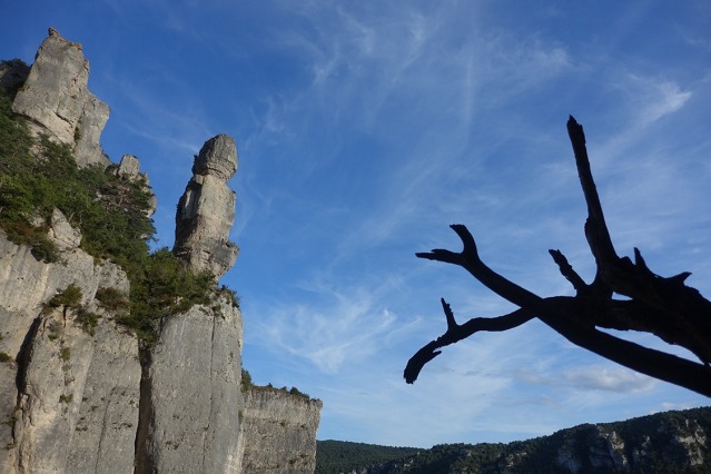Wanderung zu den "Vasen" über der Jonte-Schlucht in den Cevennen
