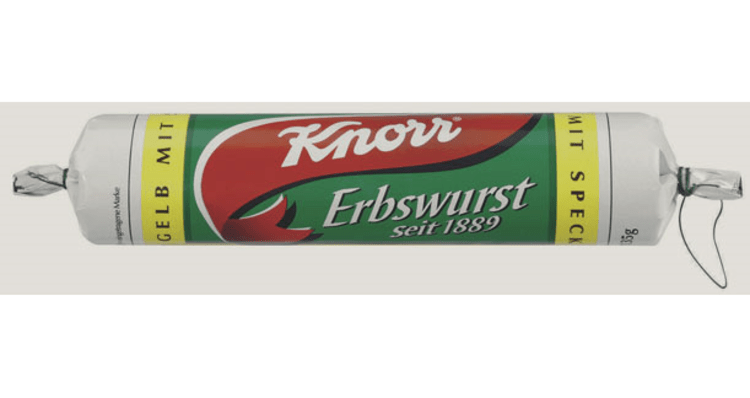 Die Erbswurst von Knorr