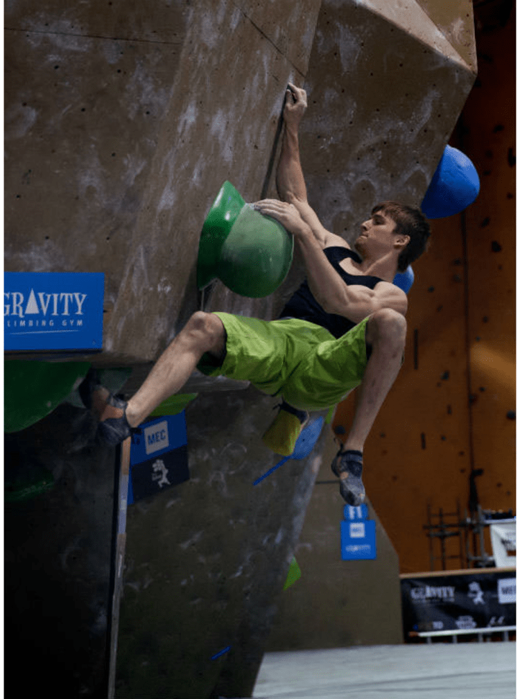 Jan Hojer bouldert sich auf Platz zwei