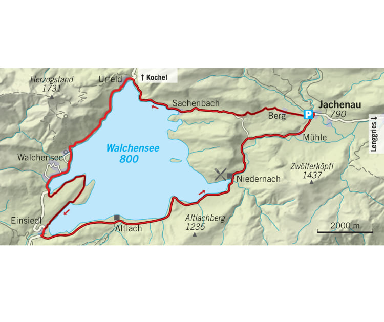 In der Bayerischen Karibik: Mit dem Bike um den Walchensee