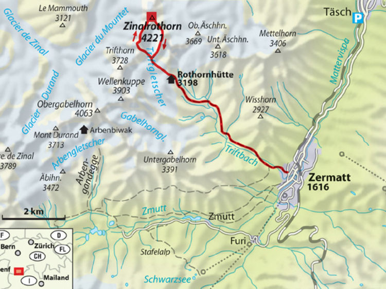 Klettertour: Zinalrothorn über Rothorngrat | alpin.de