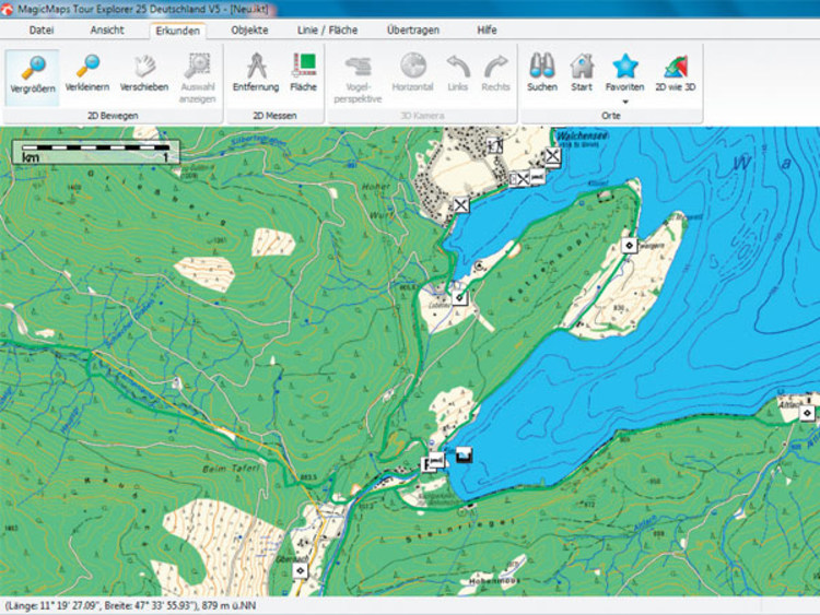 Elektronische Landkarten