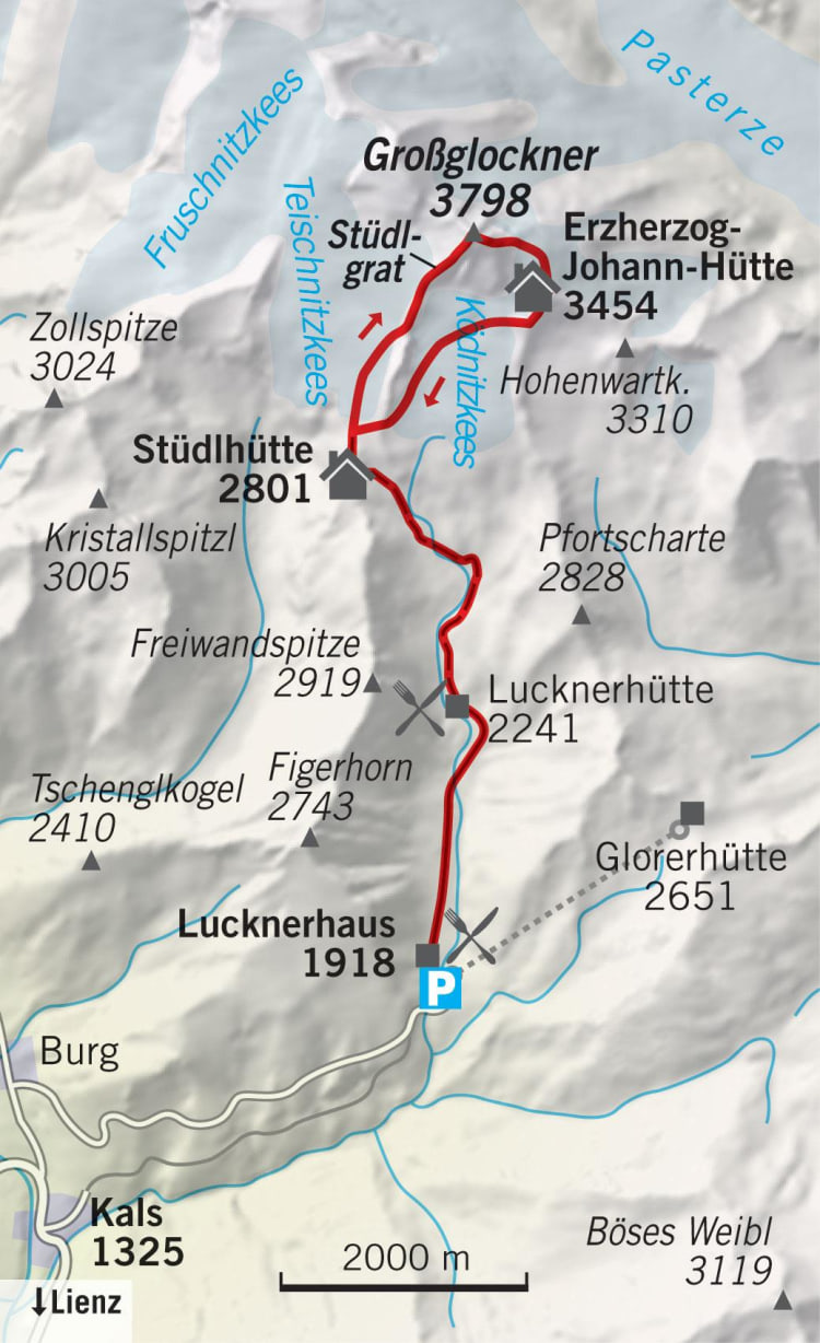 Großglockner über den Stüdlgrat | Toureninfos | alpin.de