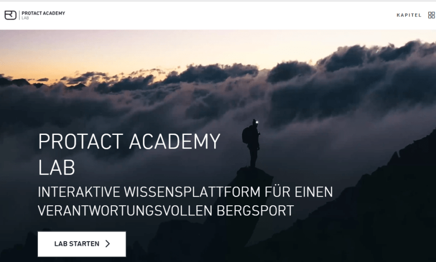 Verantwortungsvoller Bergsport: Ortovox protACT ACADEMY LAB