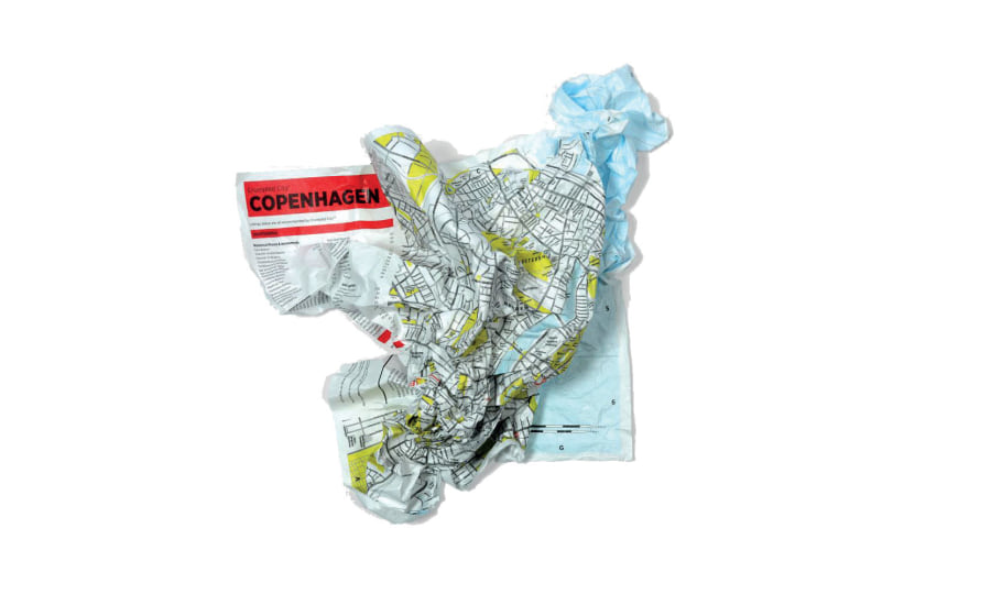 Knitterfreie Karten: Crumpled City Maps