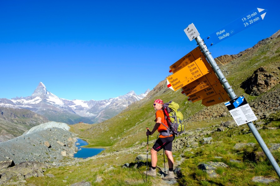 Wanderung auf die Pfulwe in den Walliser Alpen