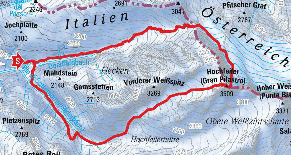 Hochfeiler-Nordwand mit Ski: Mixed im Zillertal | alpin.de